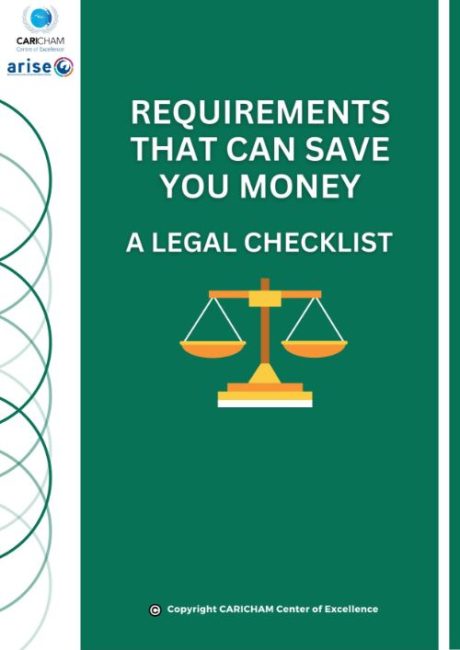 A Legal Checklist – Requirements that can save you Money – CARICHAM ...